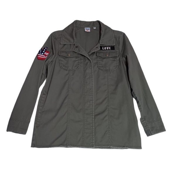 Junk Food Clothing | Tops | Vintage Junk Food Olive Green Jacket With ...